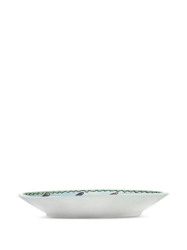 SERAX X Marni Midnight Flowers Deep Plates - White