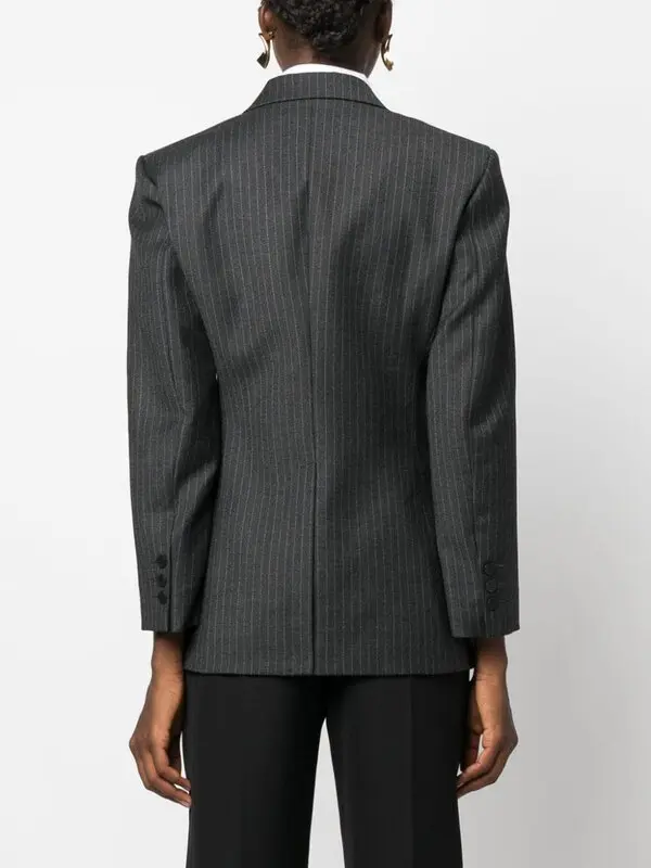 Sandro Pinstripe Double-breasted Blazer