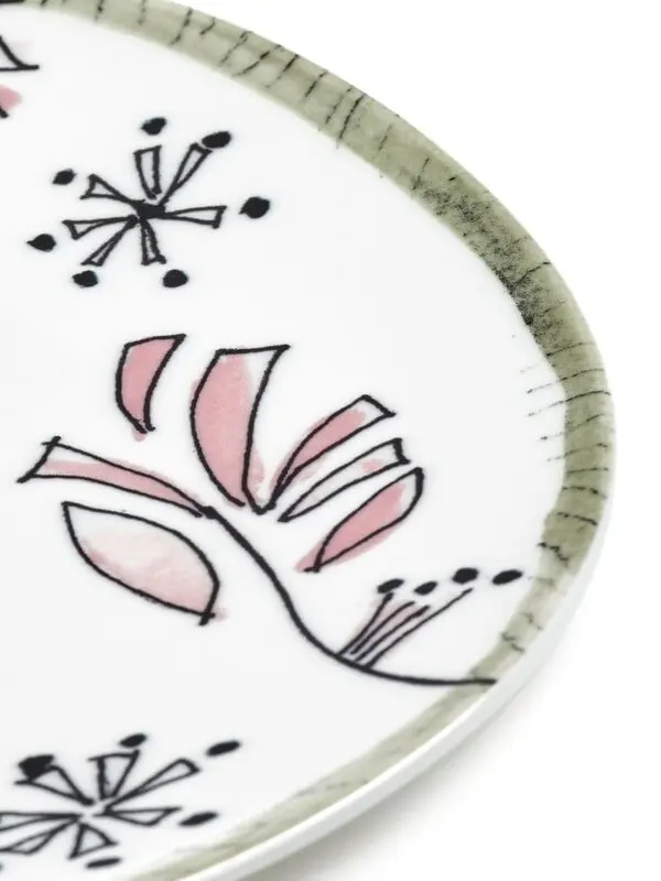 SERAX X Marni Midnight Flowers Dinner Plates - White