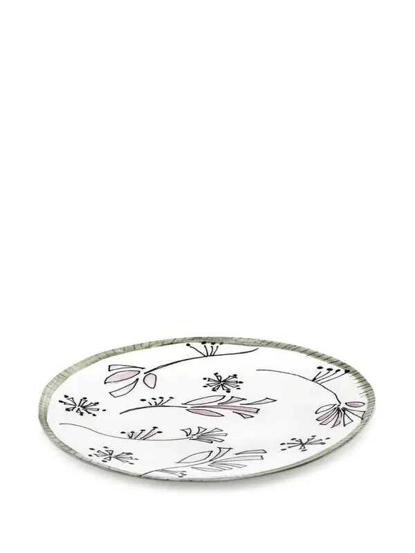 SERAX X Marni Midnight Flowers Dinner Plates - White