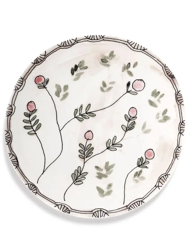 SERAX X Marni Midnight Flowers Dinner Plates - Neutrals