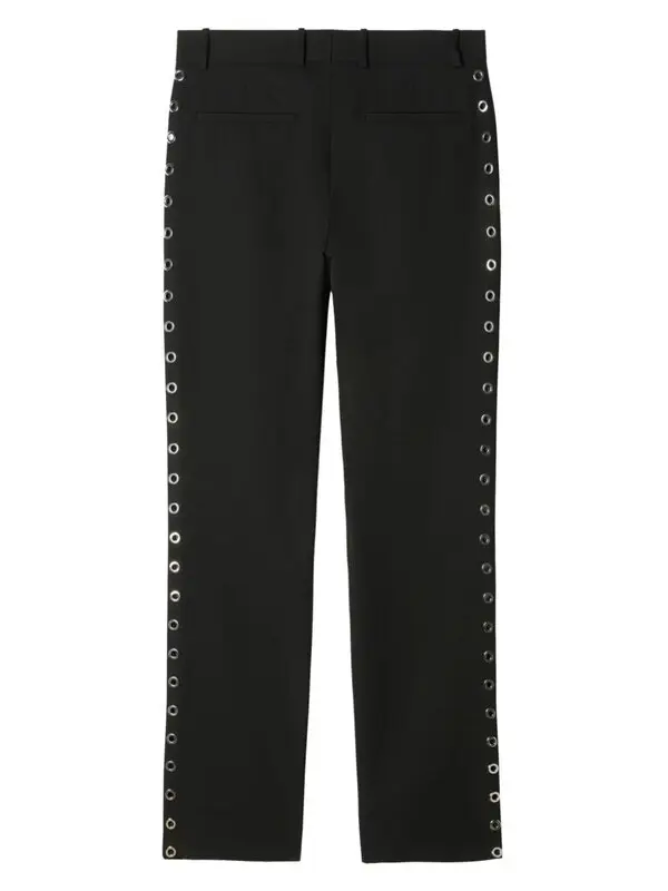 Off-White Eyelet-embellished Trousers