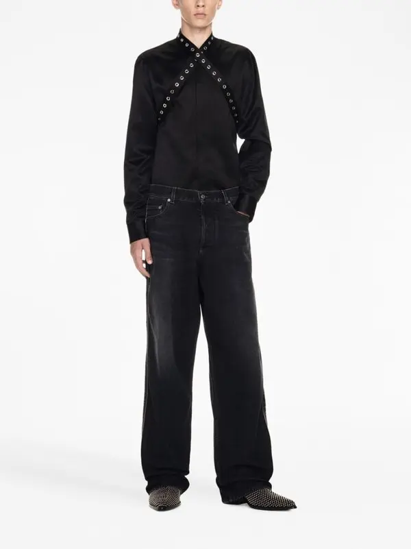 Off-White Zip-trim Loose-fit Jeans