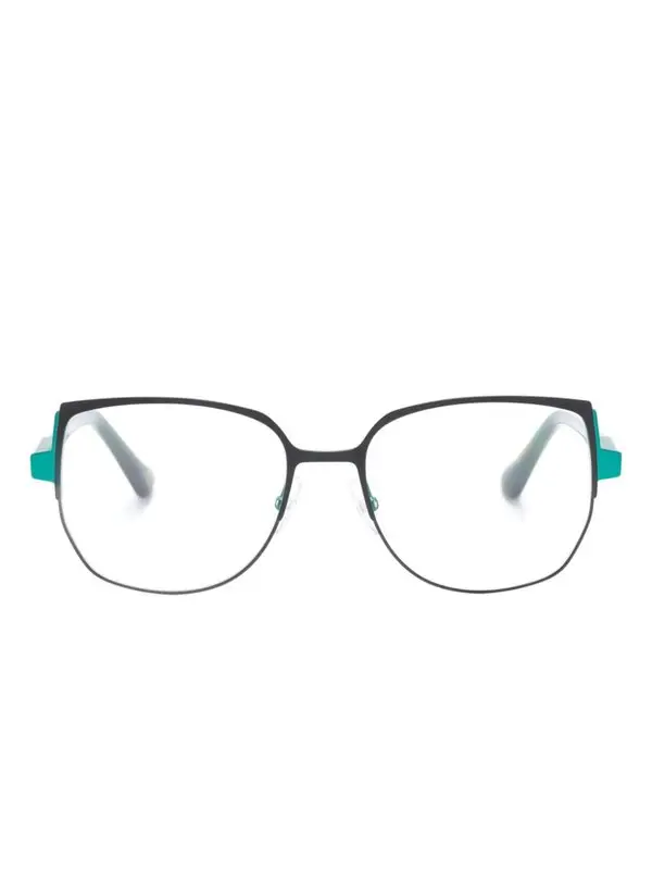 ETNIA BARCELONA Leonor Square-frame Glasses - Green