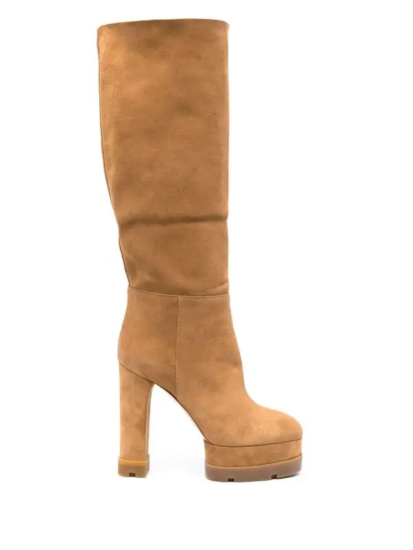 Casadei Nancy 160mm Almond-toe Boots