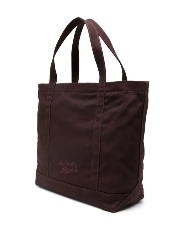 Maison Kitsuné Fox Head Tote Bag