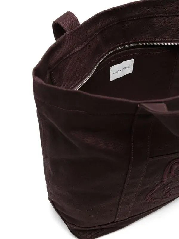 Maison Kitsuné Fox Head Tote Bag