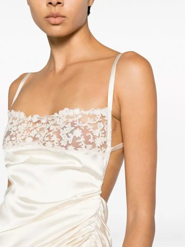 Jacquemus La Saudade Asymmetric Dress