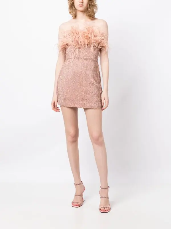 Retrofete Torin Sequin-embellished Minidress - Purple