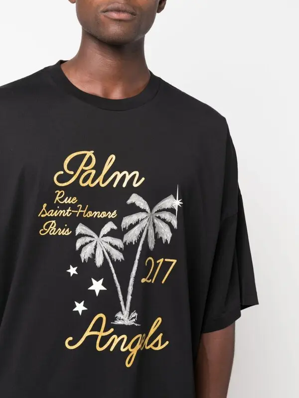 Palm Angels Palm Paris Cotton Sweatshirt
