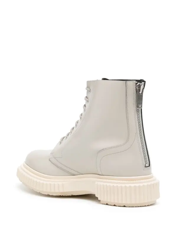 ADIEU PARIS X Undercover Type 196 Leather Ankle Boots - Brown