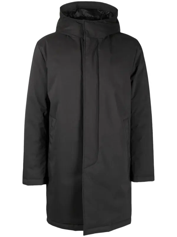 FAY Double Morning Raincoat - Black