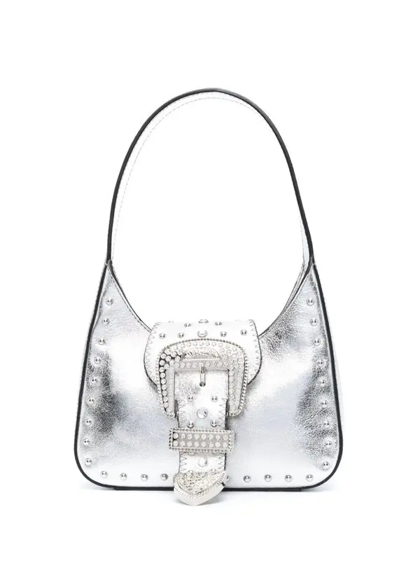 Moschino Buckle-detail Tote Bag - Grey