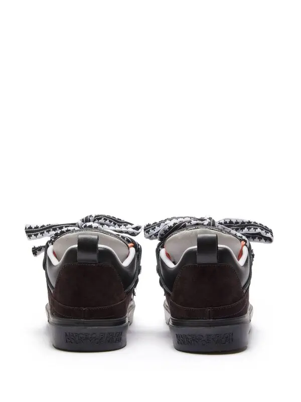 COUNTY OF MILAN Marcelo Burlon Ticinella Lace-up Sneakers - Black
