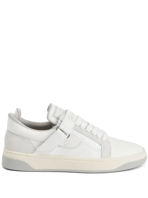 GIUSEPPE ZANOTTI Touch-strap Double-zip Low-top Sneakers