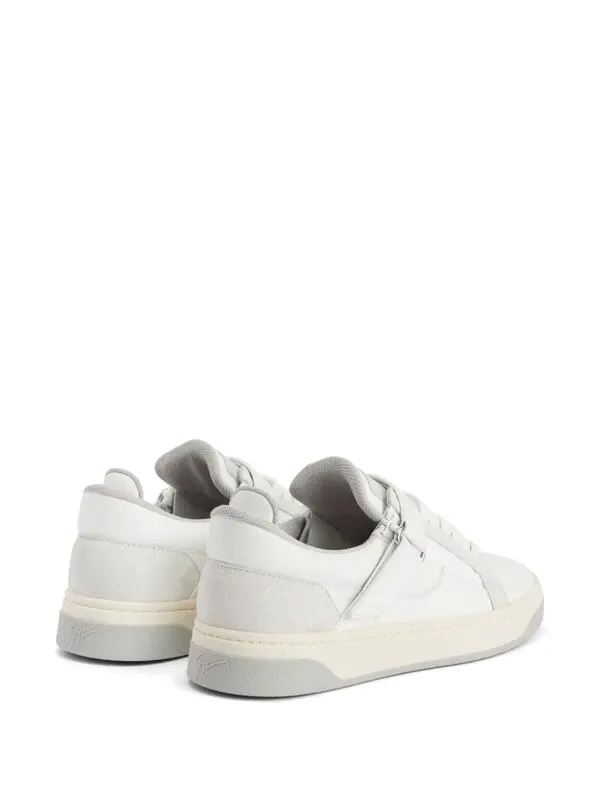 GIUSEPPE ZANOTTI Touch-strap Double-zip Low-top Sneakers