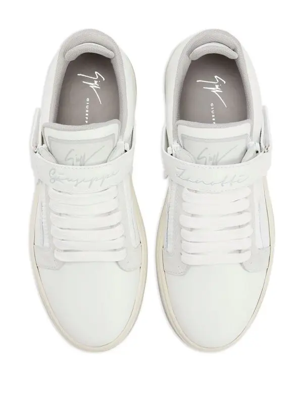 GIUSEPPE ZANOTTI Touch-strap Double-zip Low-top Sneakers