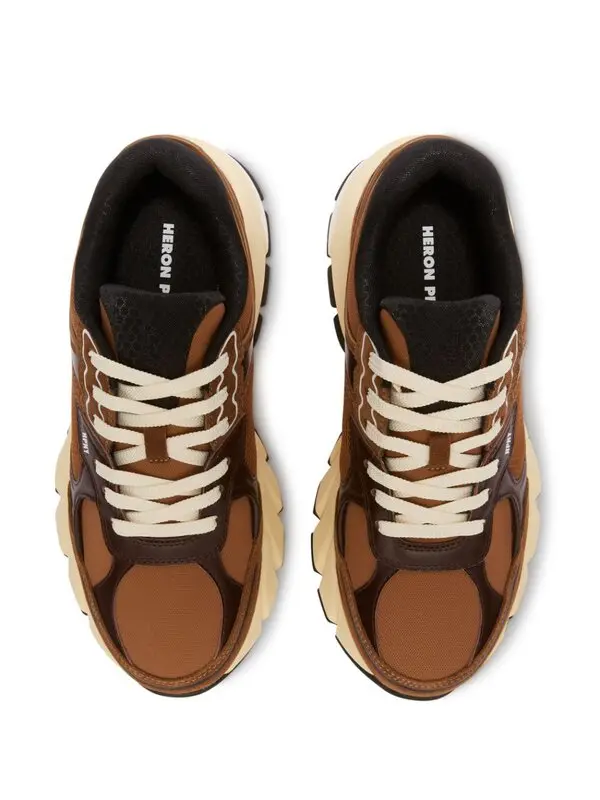 Heron Preston Block Stepper Sneakers - Brown