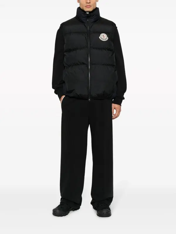 Moncler Almaz Logo-AppliquéD Two-Tone Quilted Shell Down Gilet