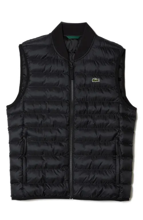 Lacoste Quilted Nylon Vest - 031 Noir