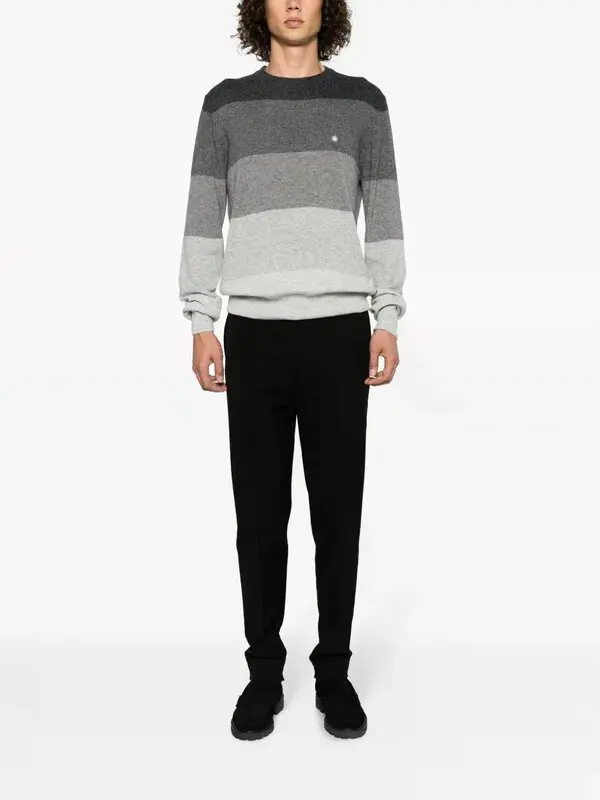 MANUEL RITZ Logo-embroidered Knitted Jumper