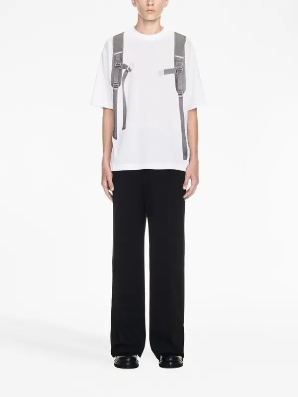 Off-White Backpack-print Cotton T-shirt