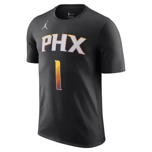 JORDAN BRAND Devin Booker Phoenix Suns 2022/23 Statement Edition Name & Number T-shirt
