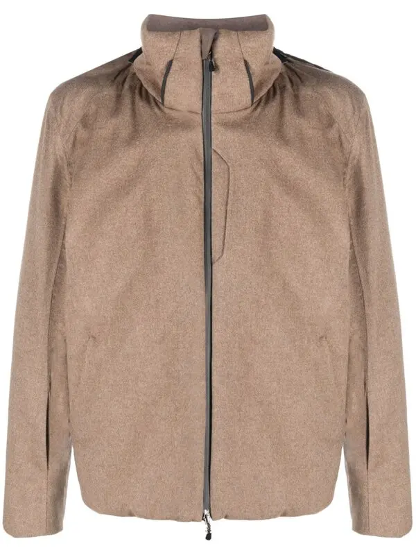 Sease Balma Hooded Cashmere Jacket - Brown