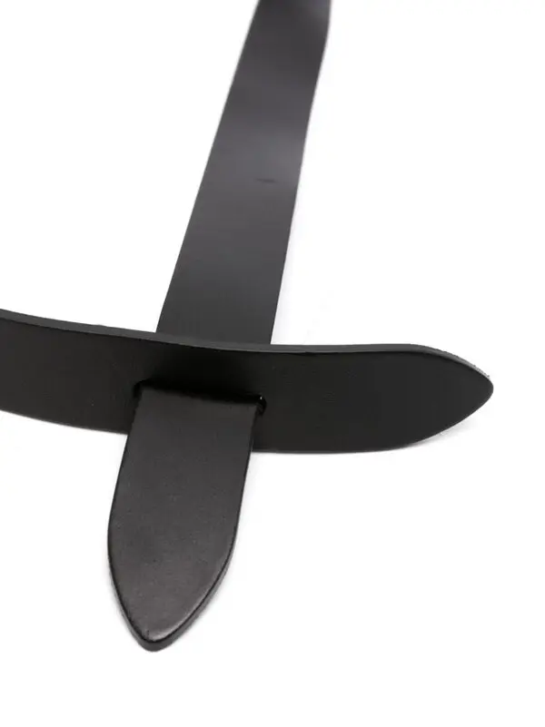 Isabel Marant Étoile Lecce Leather Belt - Black