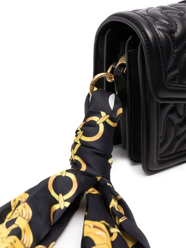 Versace Scarf-detail Shoulder Bag