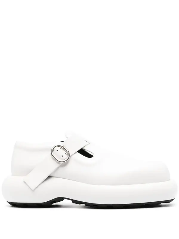 JIL SANDER Scarpe Leather Loafers - White