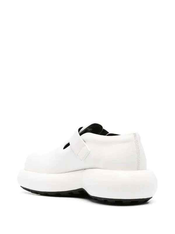 JIL SANDER Scarpe Leather Loafers - White