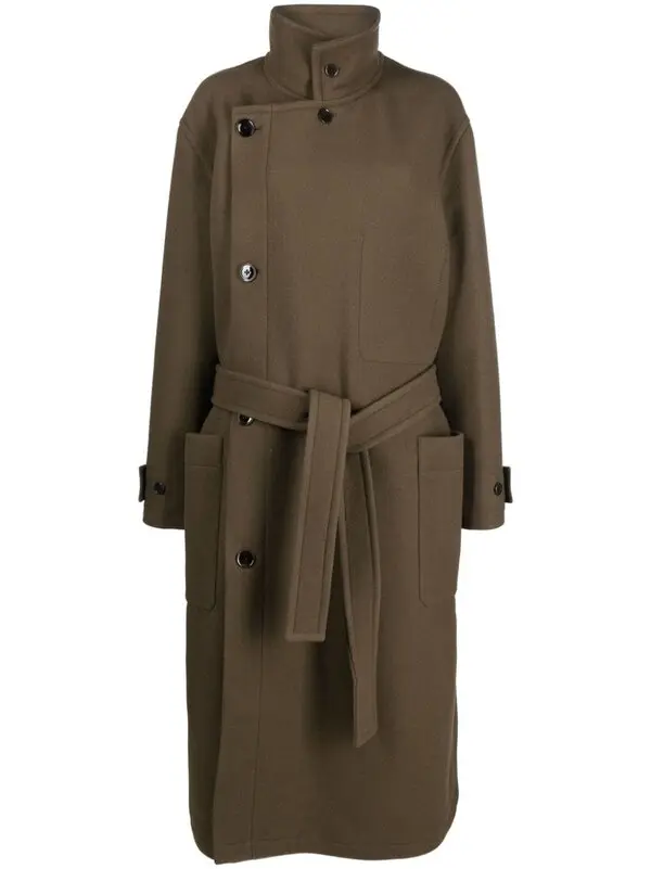 LEMAIRE Belted Double-breasted Wrap Coat