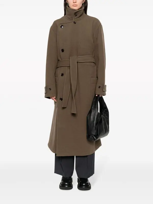 LEMAIRE Belted Double-breasted Wrap Coat