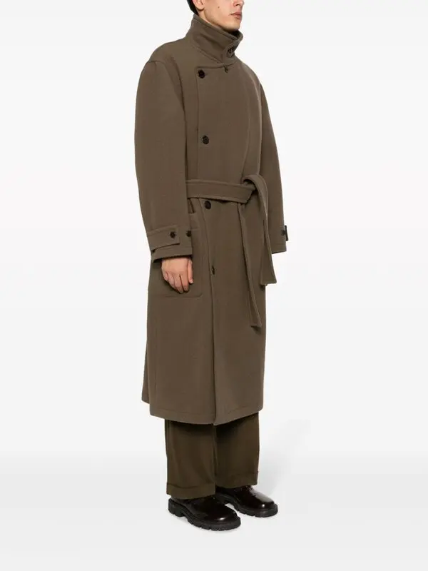 LEMAIRE Belted Double-breasted Wrap Coat