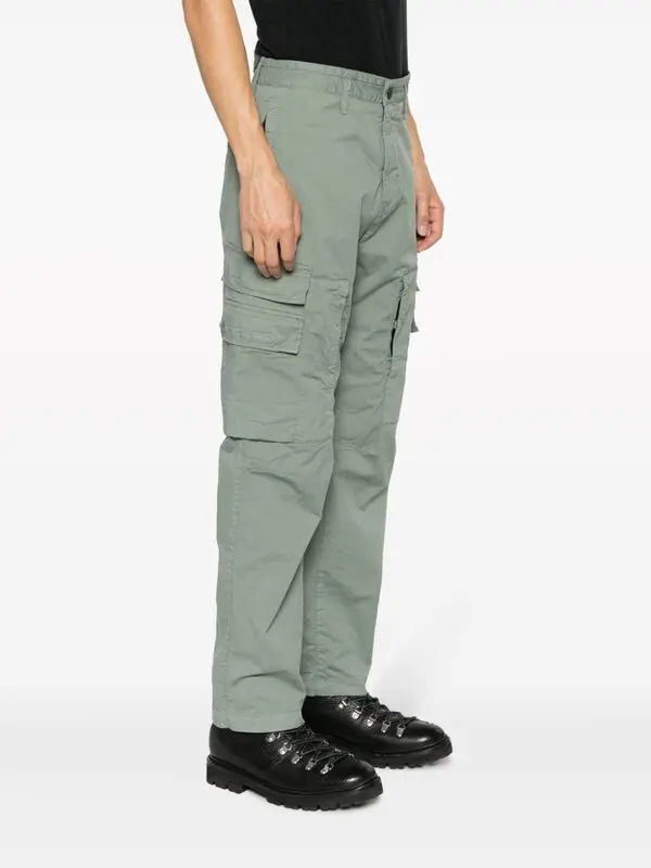Stone Island Straight-leg Cargo Trousers - Green