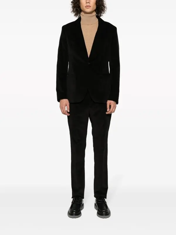 MANUEL RITZ Single-breasted Velvet Suit