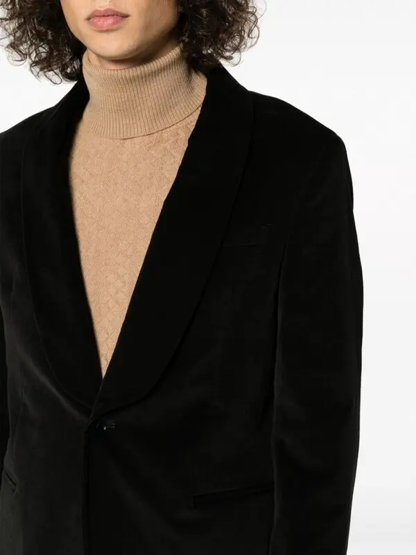 MANUEL RITZ Single-breasted Velvet Suit