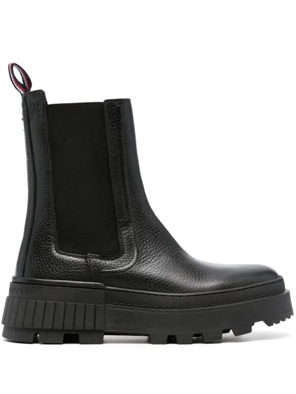 Tommy Hilfiger Round-toe Ankle Boots