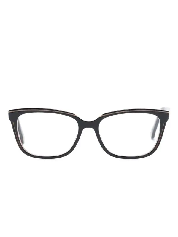 Carolina Herrera Polished Effect Cat-eye Glasses - Black