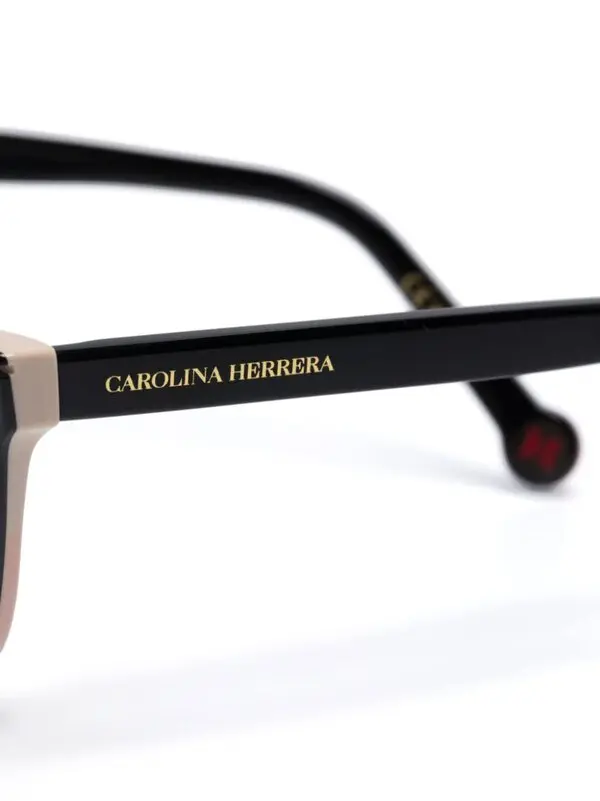 Carolina Herrera Polished Effect Cat-eye Glasses