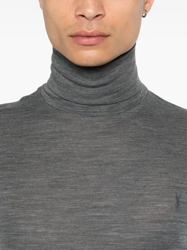 Saint Laurent Cassandre Turtleneck Sweater