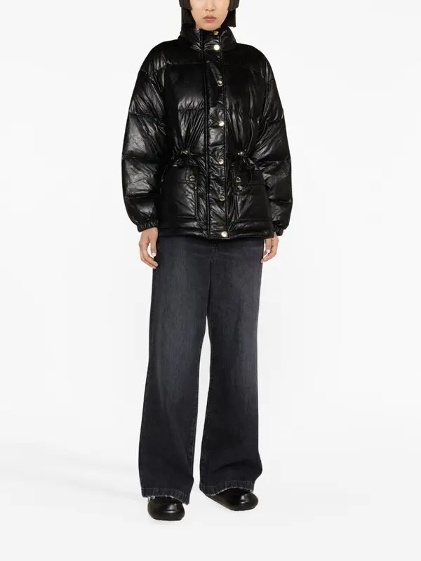 Michael Kors Faux-leather Puffer Jacket