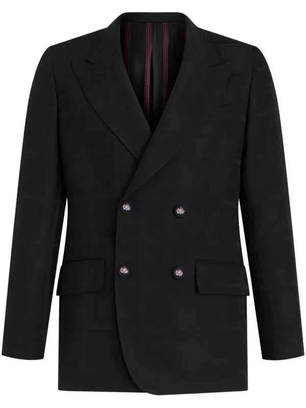 Etro Wool Double-breast Jacket