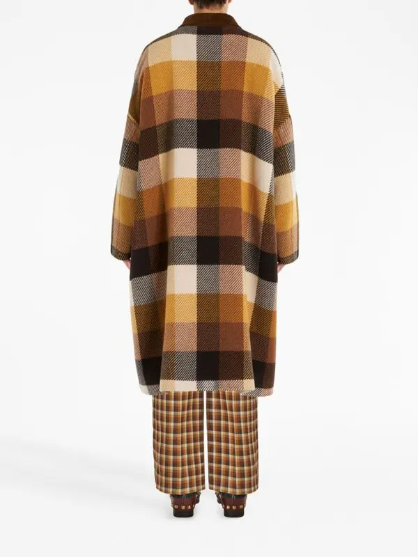 Etro Check-pattern Wool Coat