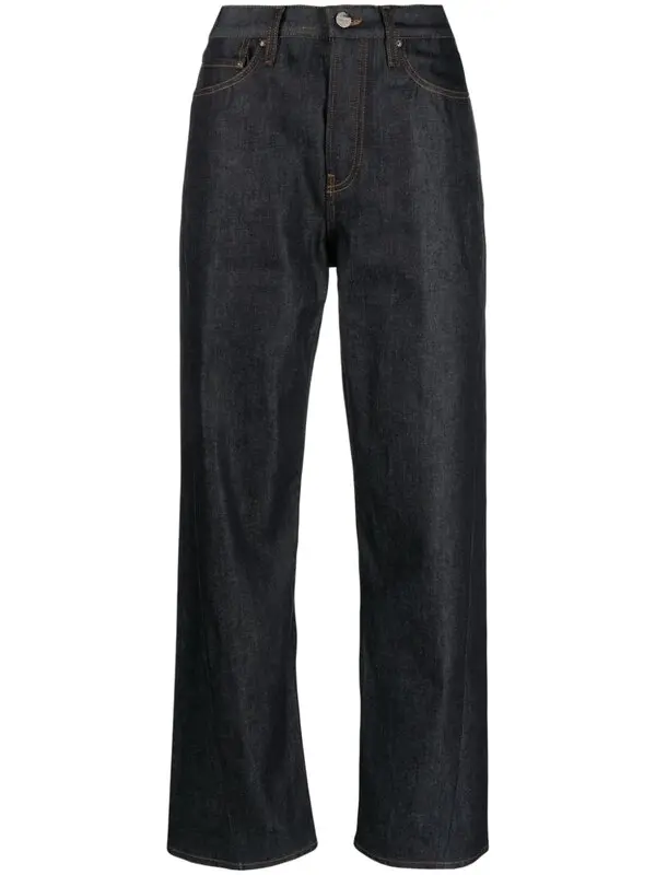 TOTEME Twisted Seam Straight-leg Jeans - Blue
