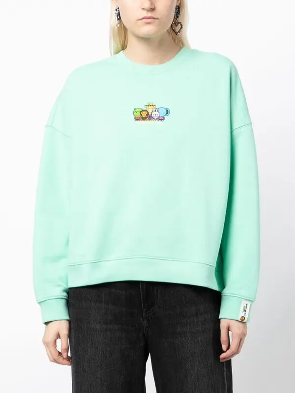*BABY MILO® STORE BY *A BATHING APE® Logo-embroidered Sweatshirt