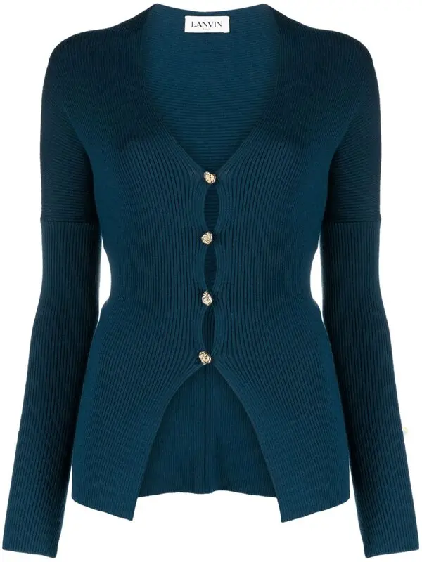 LANVIN Merino Wool-blend Cardigan