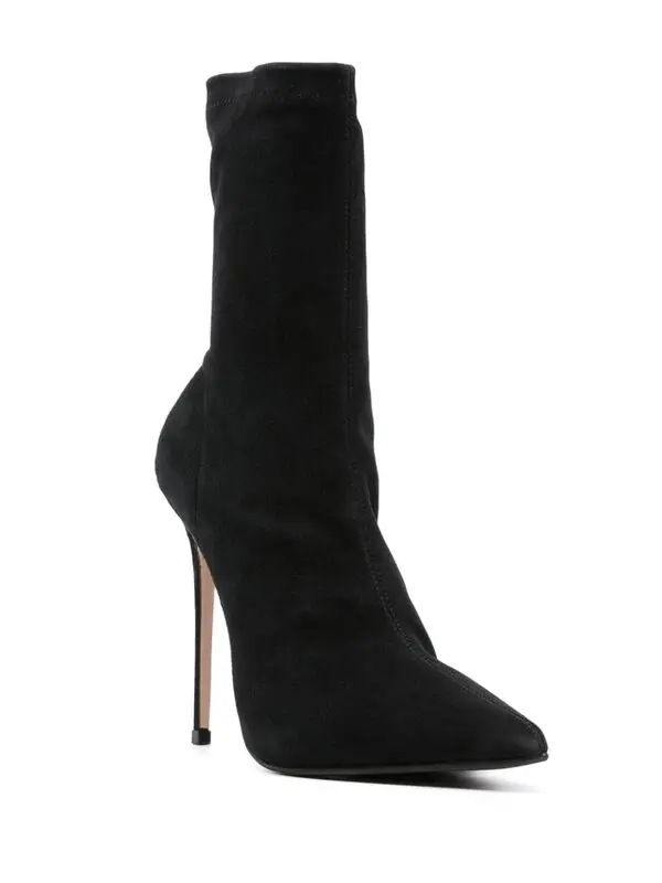 LE SILLA Eva 115mm Pointed-toe Boots - Black