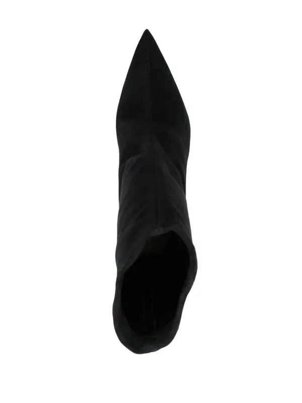 LE SILLA Eva 115mm Pointed-toe Boots - Black